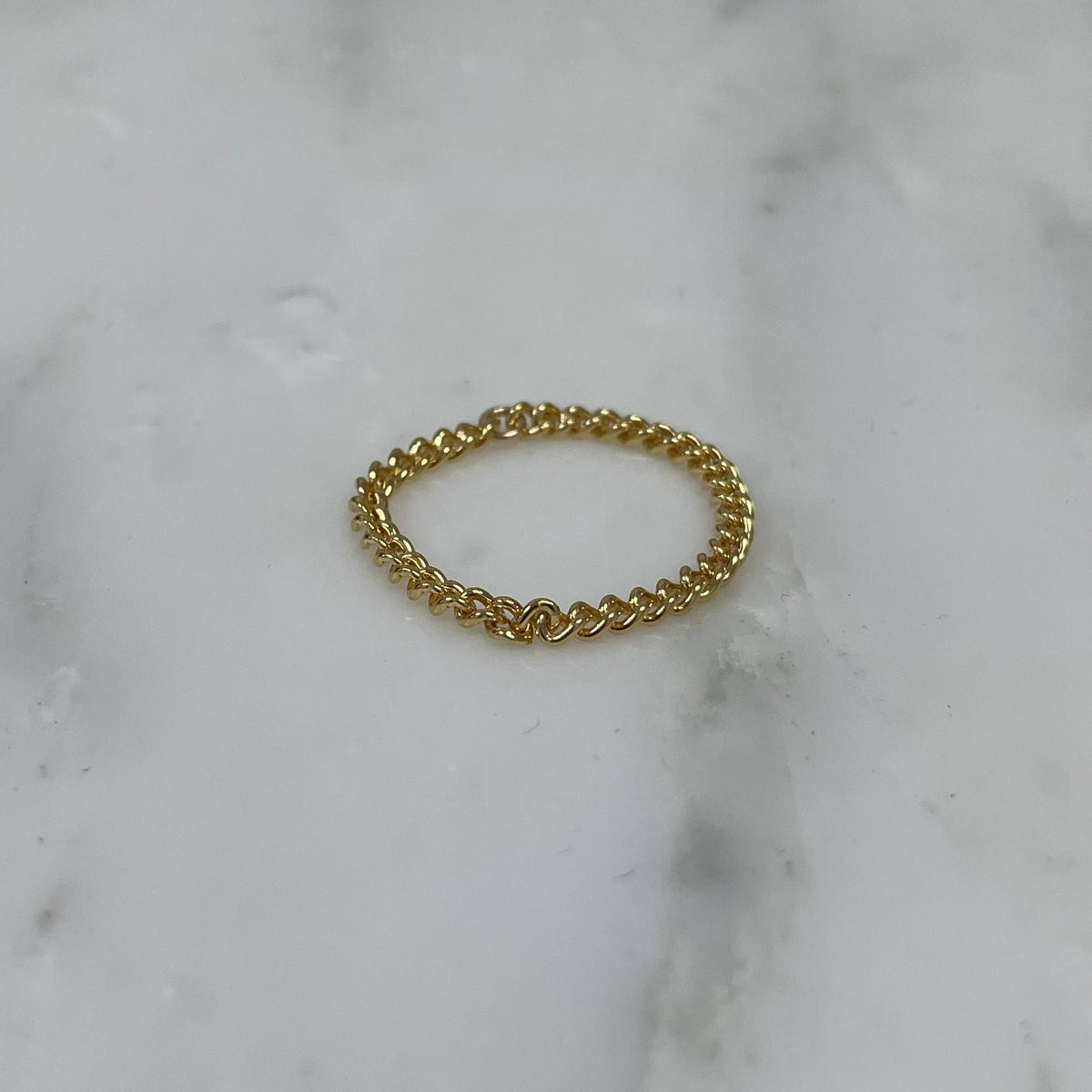 Gold Chain Ring – Lucki Clover